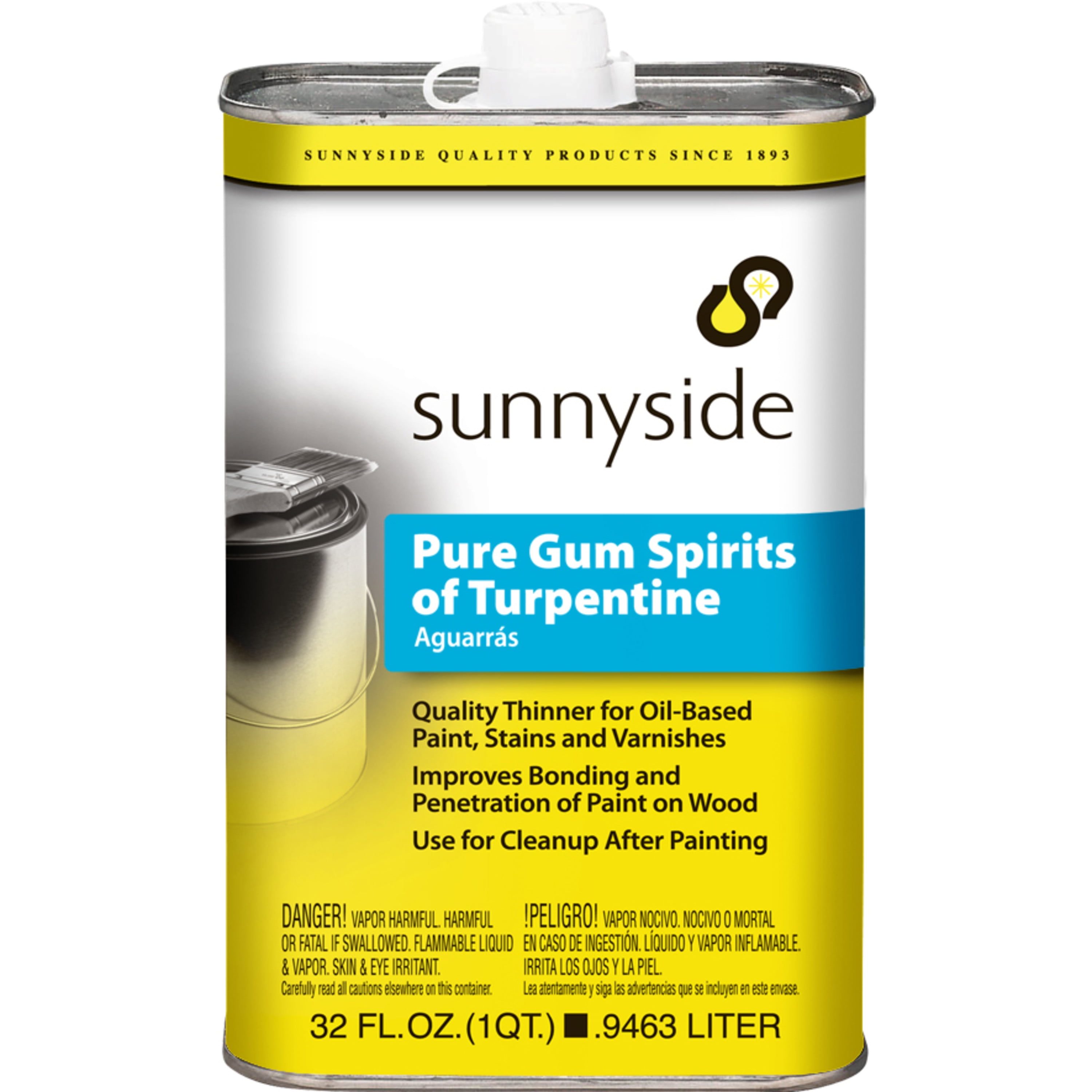 Sunnyside Paint Thinner and Cleaner Pure Gum Spirits of Turpentine ...