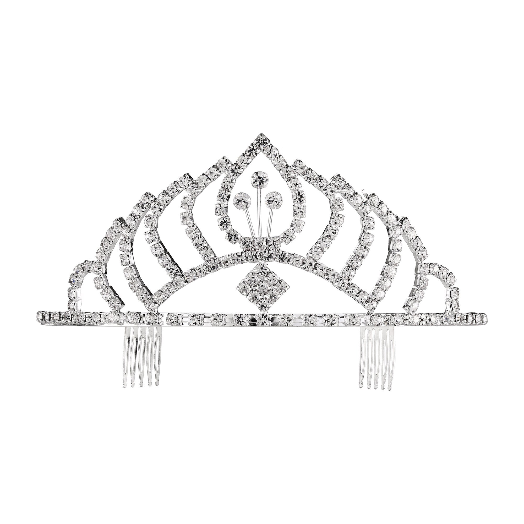 Sunnywood Bridal Tiara – Sparkling Rhinestone Headpiece for Weddings ...