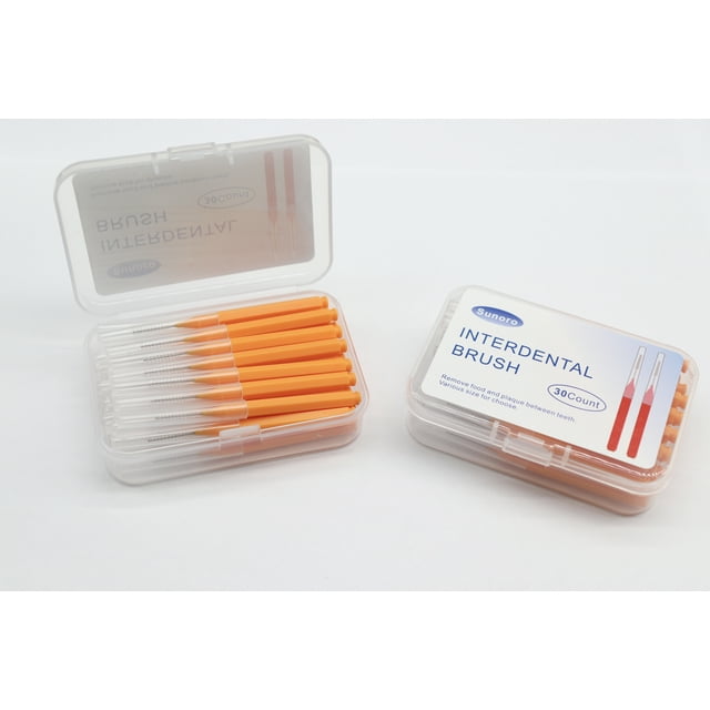 Sunoro interdental brush with non-slip handle Convenient and Hygienic ...