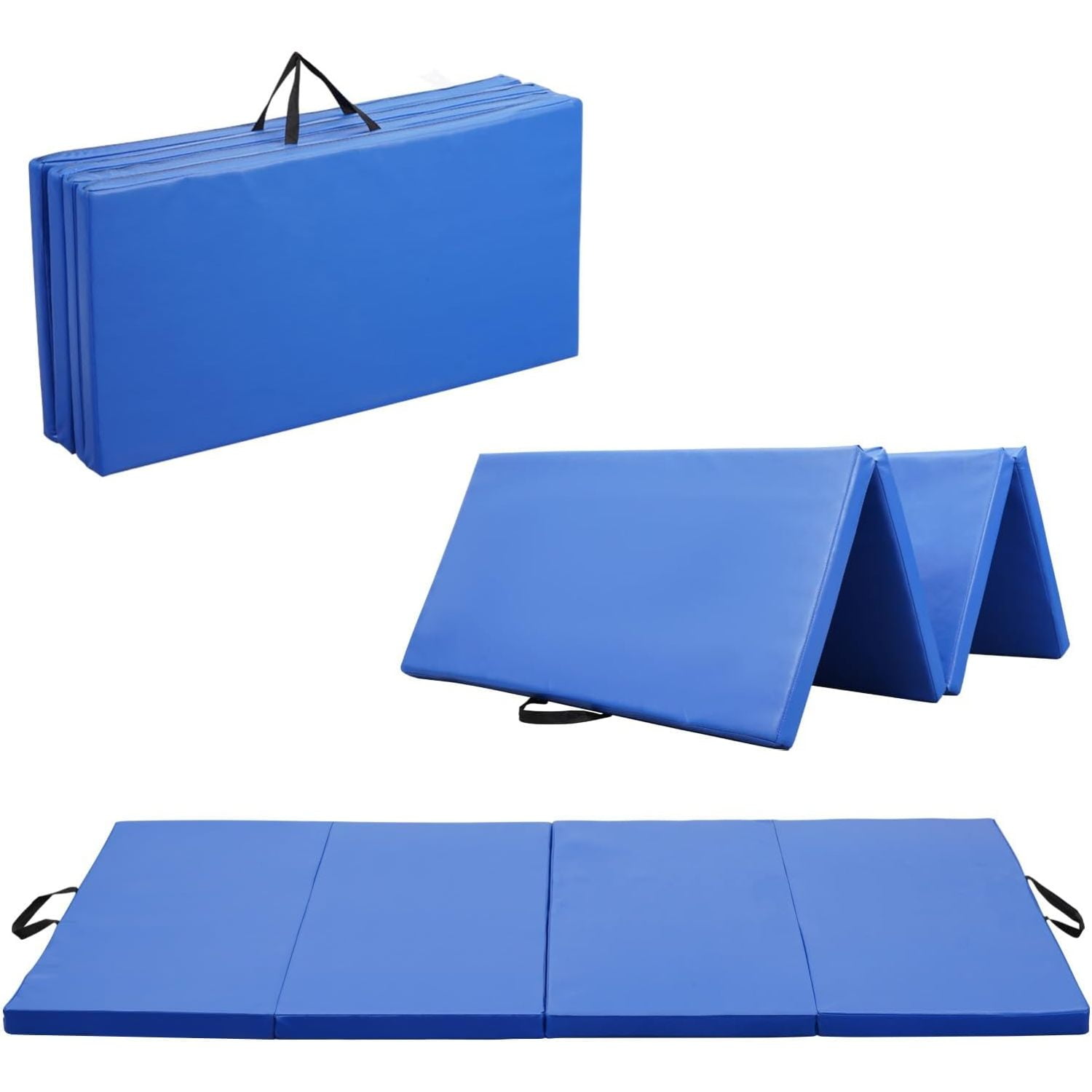 Sunoutife Gymnastics Mat, 2” Thick Folding Kids' Gymnastics Tumbling ...