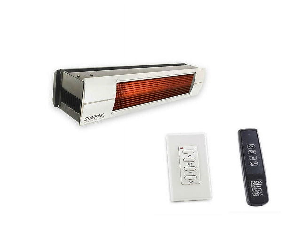 Sunpak S34 B TSR-SS Natural Gas Patio Heater - Stainless Steel Fascia ...