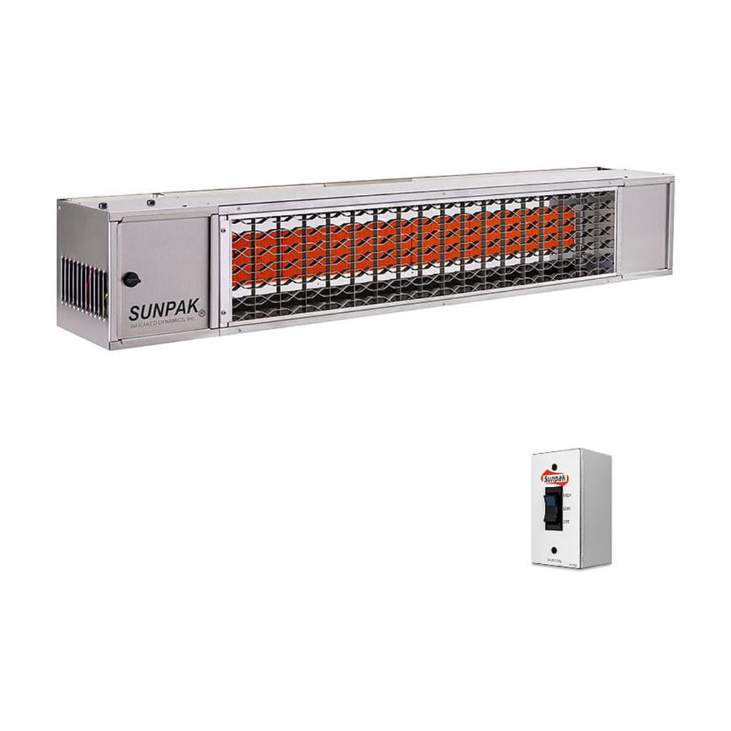 Sunpak S34 S TSH Liquid Propane TSH Patio Heater - Stainless Steel ...