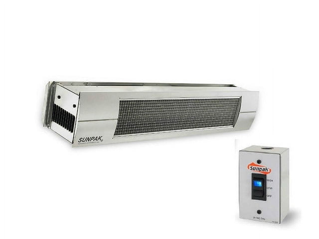 Sunpak S34 S TSH-SS Natural Gas Patio Heater - Stainless Steel Fascia ...