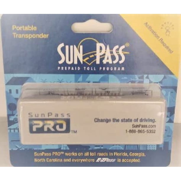 Sunpass Sun Pass Transponder Portable Prepaid Toll Program for Florida ...