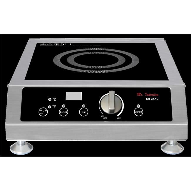 Sunpentown 3400 watt Commercial Induction Range Countertop Cooktop ...