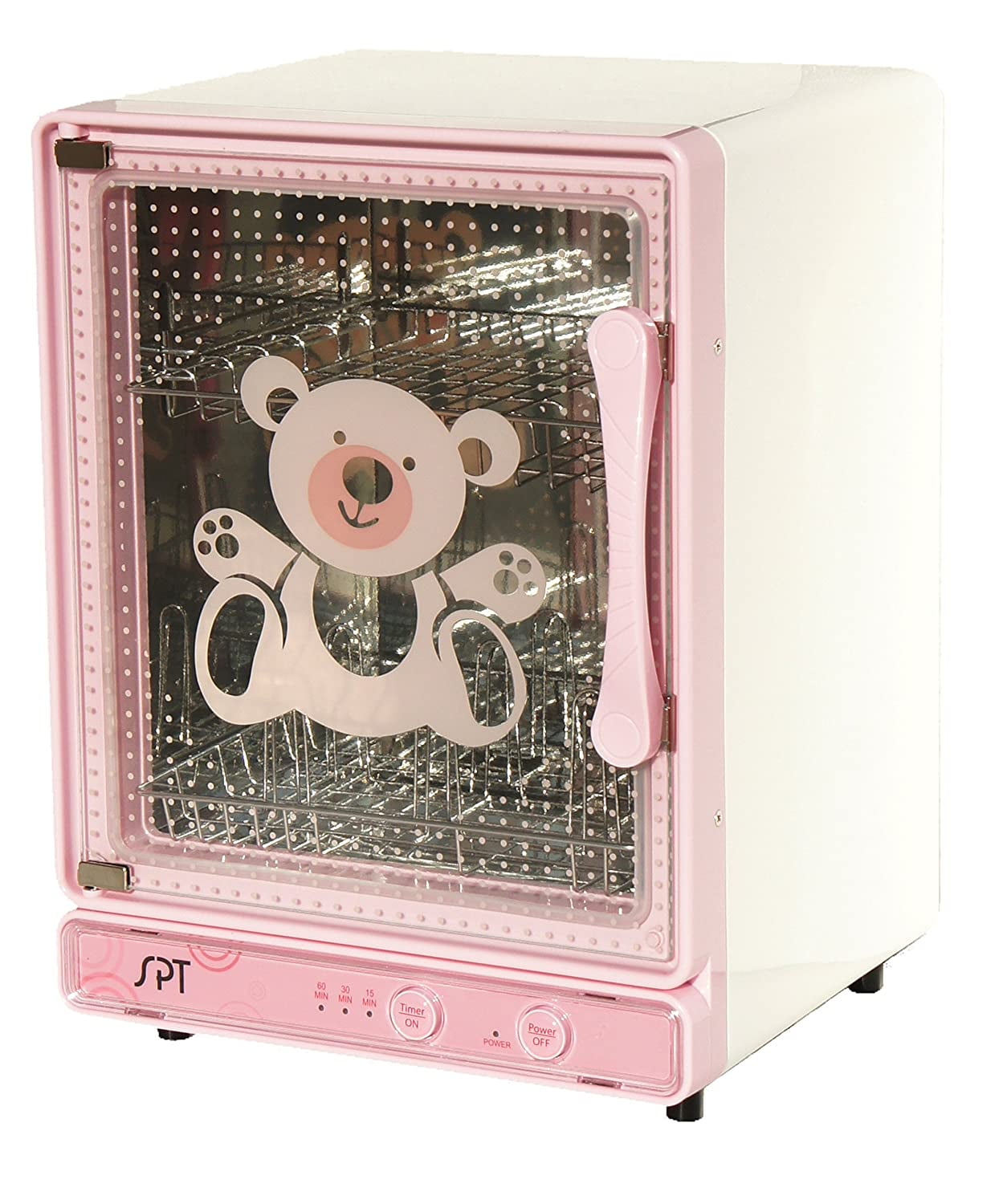 SPT Electric Baby Bottle Sterilizer & Dryer for Newborns - Pink ...