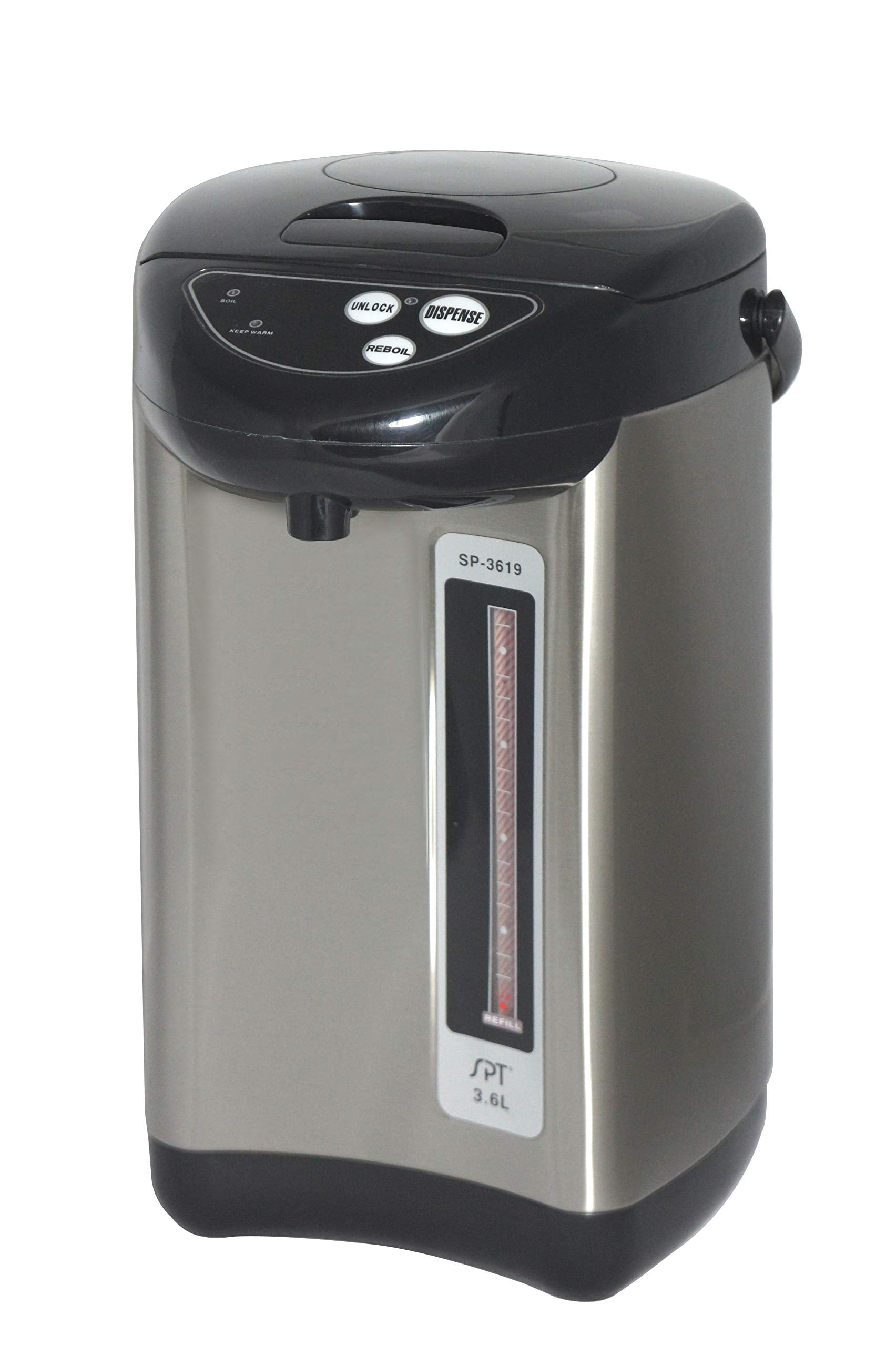 Sunpentown SP-3619 Stainless-Steel 3-3/5-Liter Dual-Pump Hot-Water ...