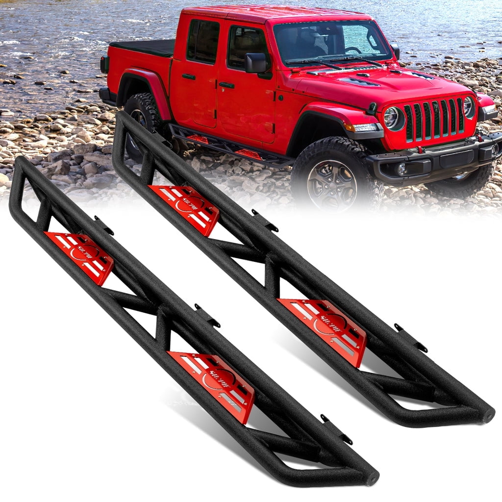 Sunpie Truck Wrangler Rails for 2020-2024 Jeep Gladiator JT, Textured ...