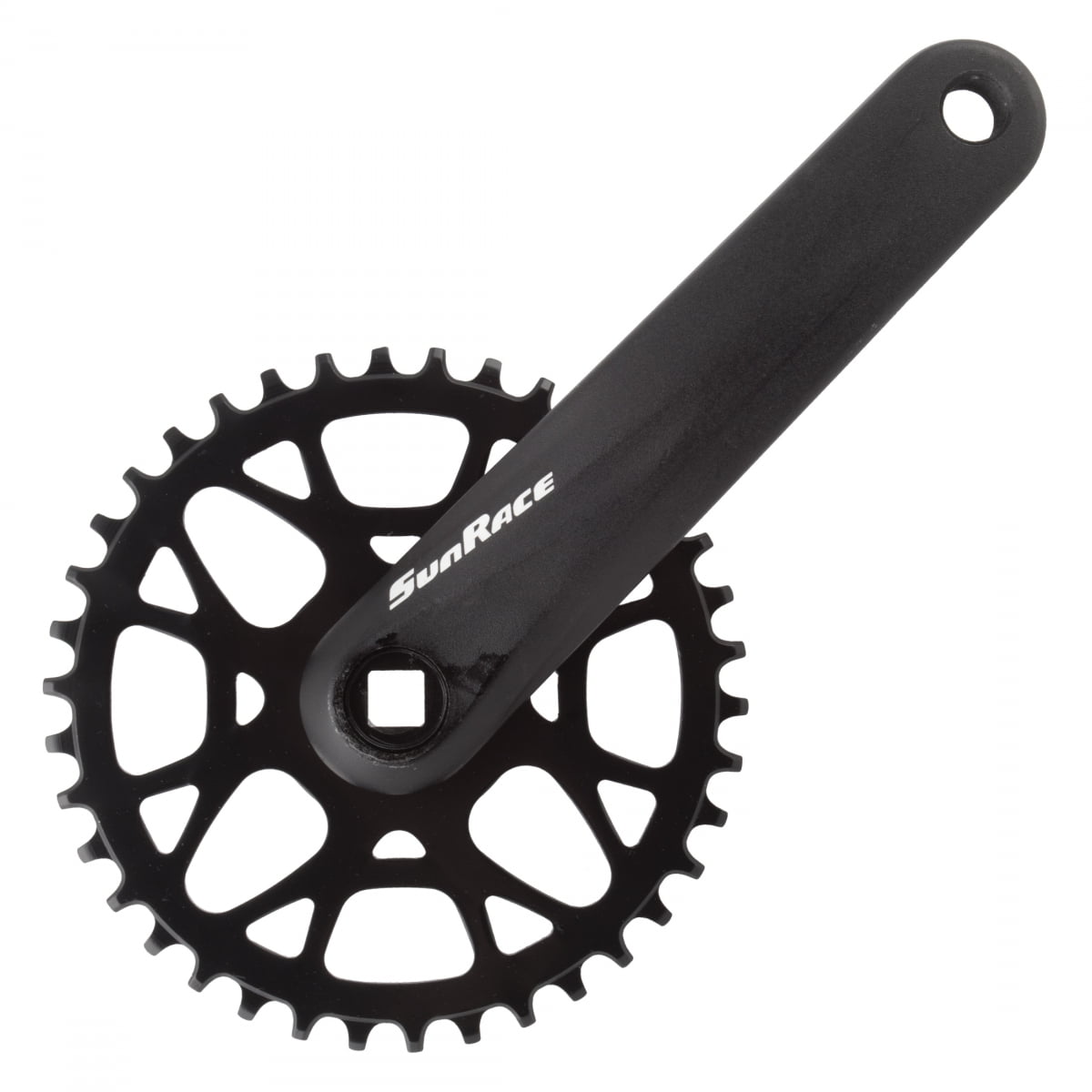 Sunrace FC-M408 Crankset 175x38 1x9/10 Speed 122mm JIS Square Taper ...
