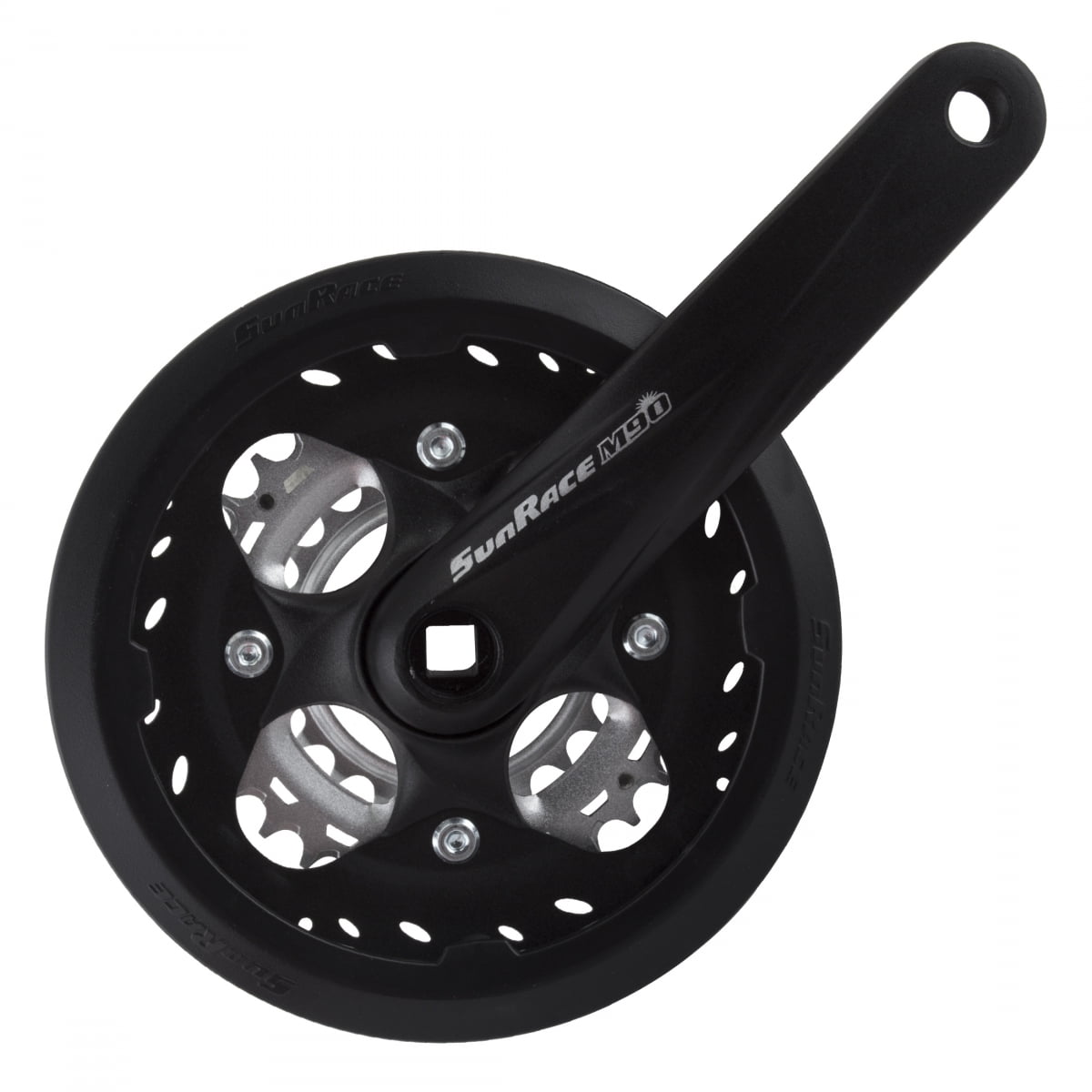 Sunrace FC-M904 Crankset 175x44/32/22 Aluminum 129mm JIS Square Taper ...