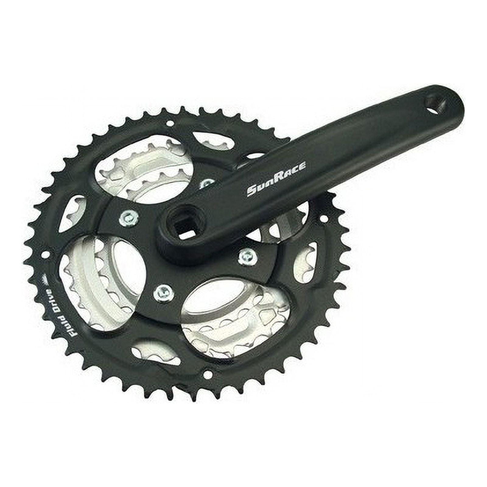 Sunrace Fcm33M 28/38/48 X 170Mm Crankset Square Tapered Black - Walmart.com