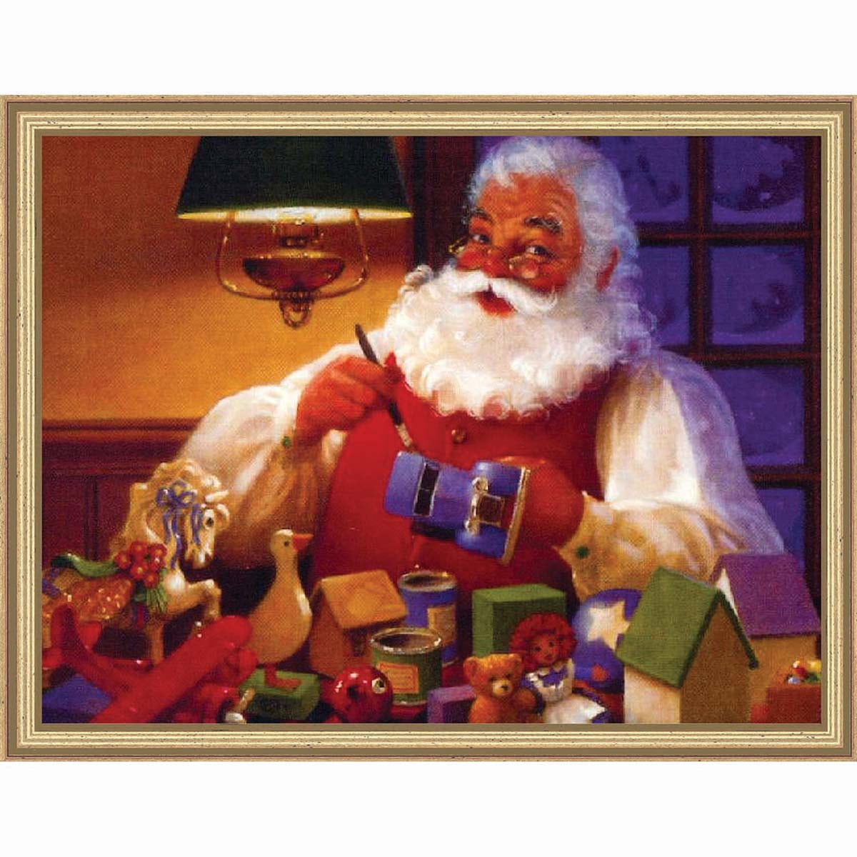 Sunrays Creations Needlearts Santa's Keeping Busy Chart Counted Cross ...
