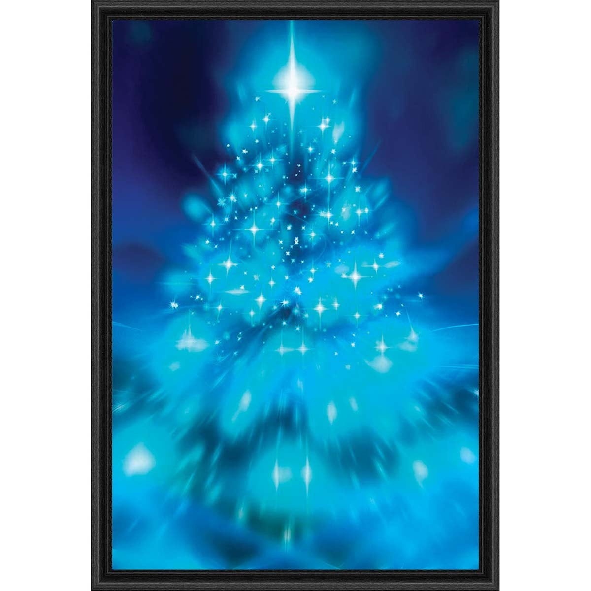 Sunrays Creations Needlearts Shining Star Tree Chart & Fabric Counted ...