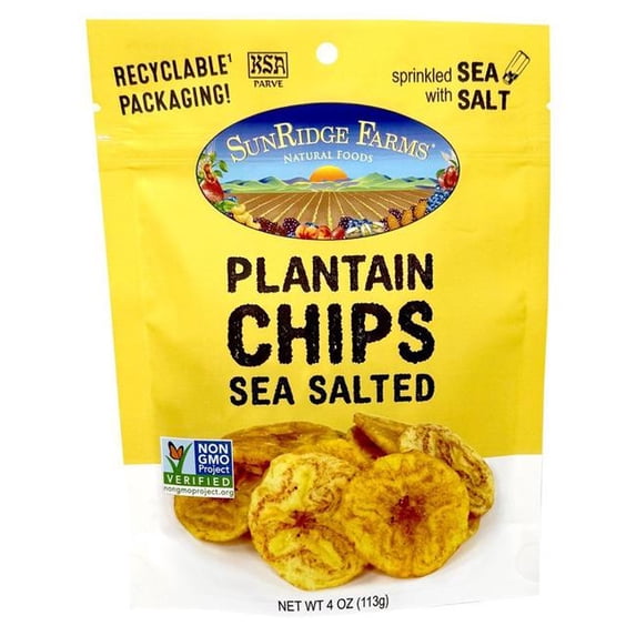 Sunridge Farms 4 oz Roasted & Salted Plantain Chips - Walmart.com