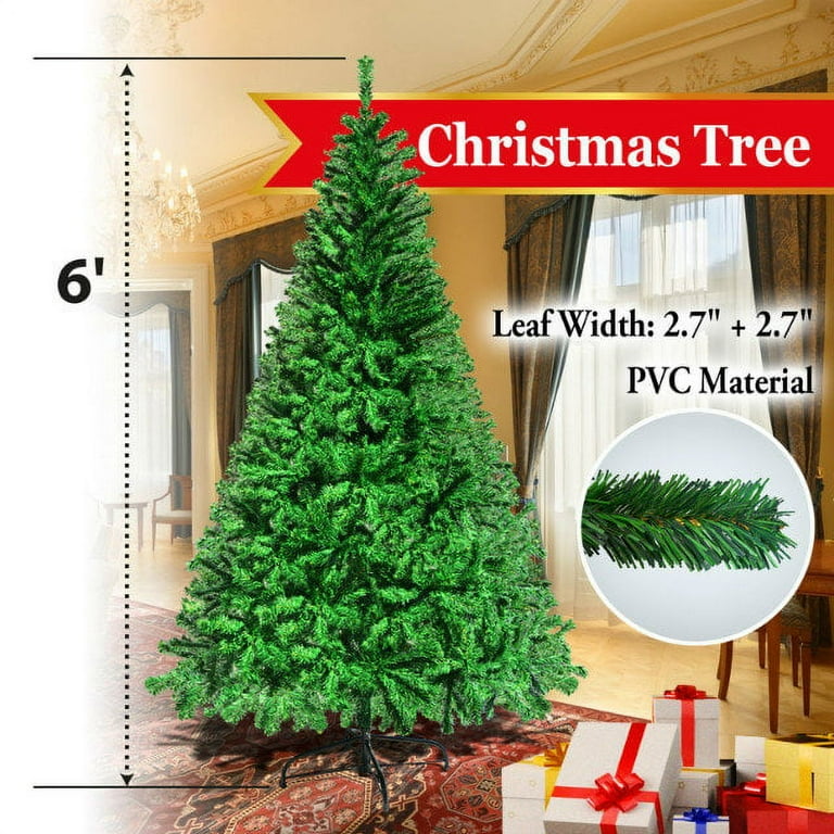 Retro Artificial Christmas Tree PF Classic Pre Lit Christmas Tree