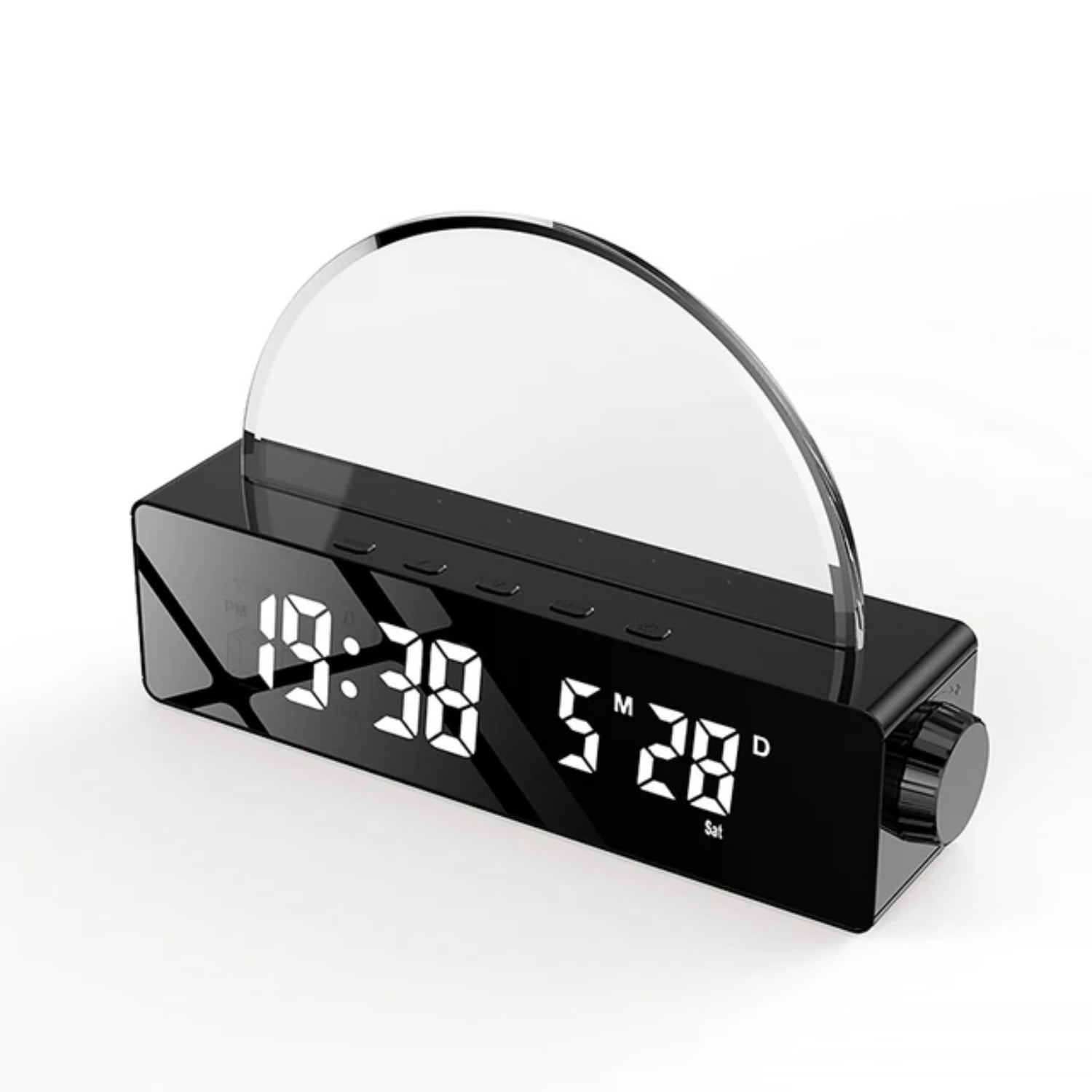 Sunrise Alarm Clock - Digital LED Light for Heavy Sleepers and Adults ...
