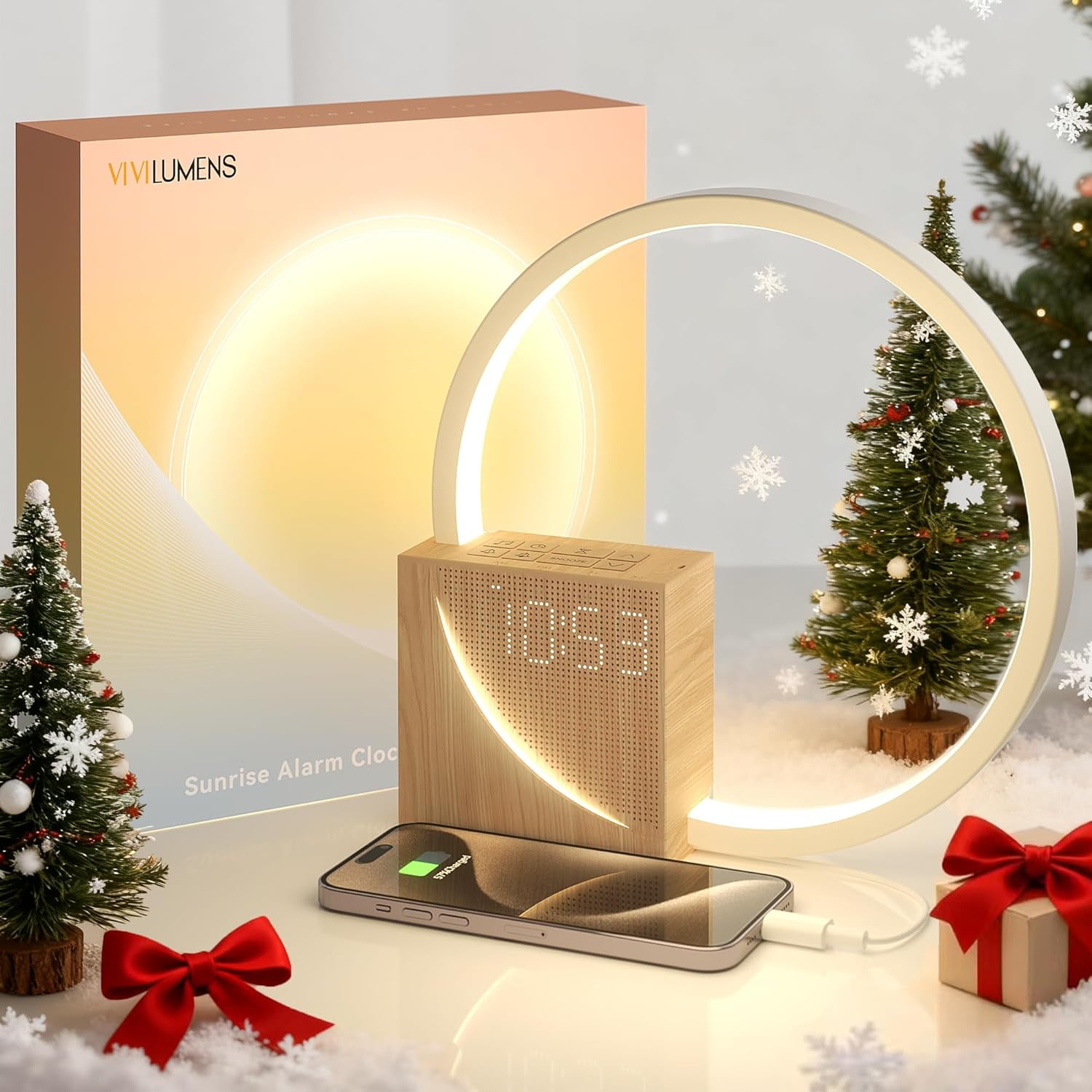 Sunrise Alarm Clock for Heavy Sleepers Adults, Wake-up Light, Sleep Aid ...