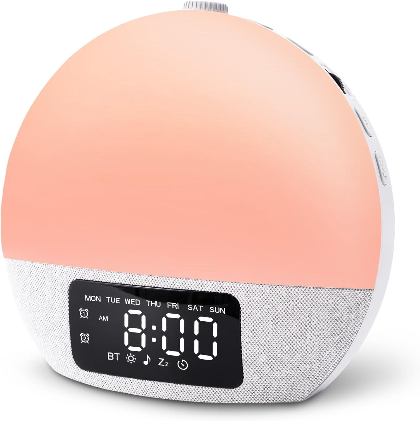 Sunrise Alarm Clock White Noise Sound Machine with 25 Soothing Sounds ...