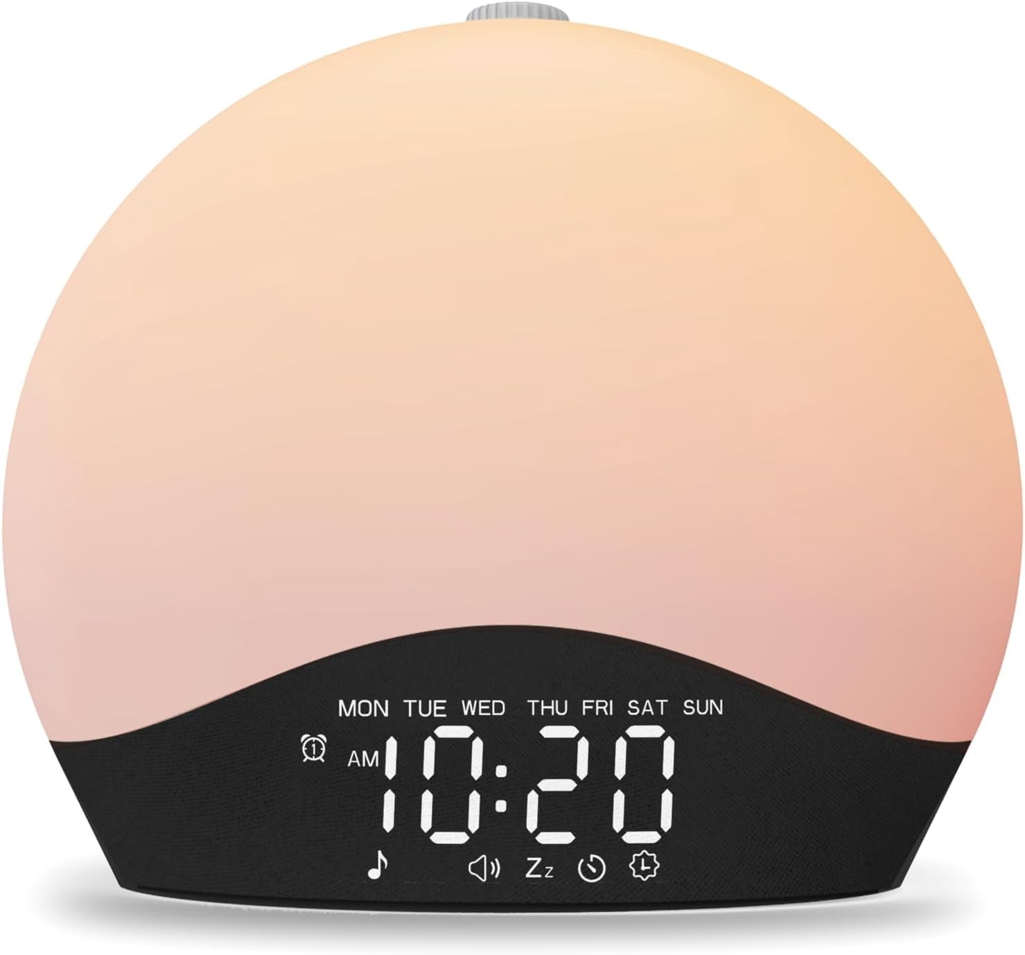 Sunrise Alarm Clock White Noise Sound Machine with 25 Soothing Sounds ...