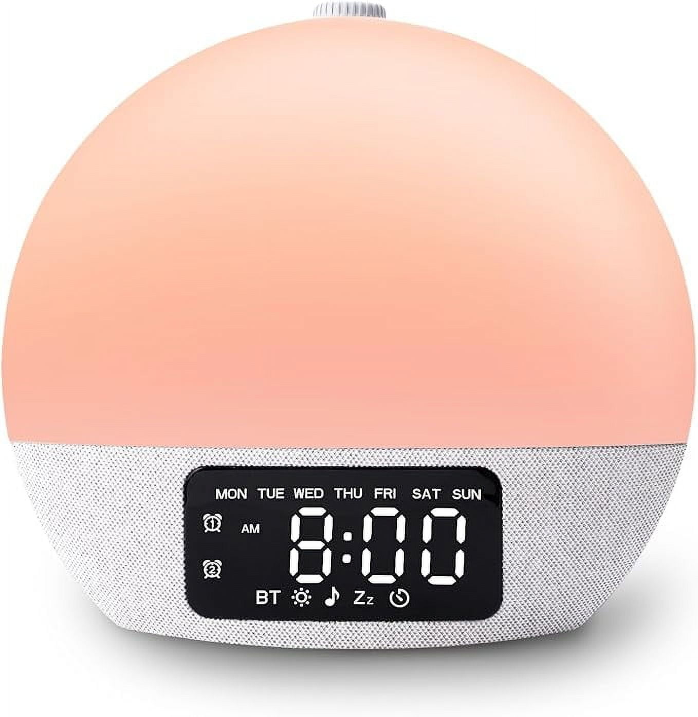 Sunrise Alarm Clocks White Noise Sound Machine with 25 Soothing Sounds ...