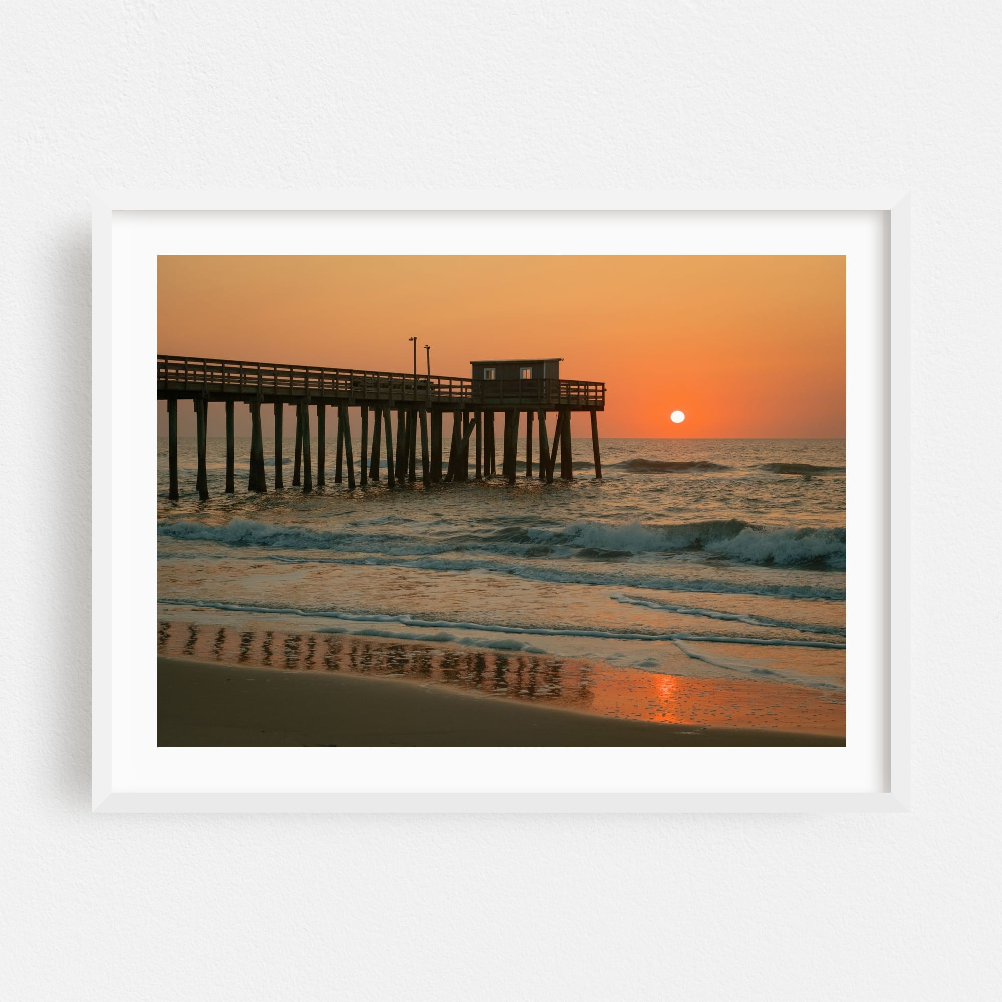 Sunrise at Avalon Fishing Pier 02 - Avalon New Jersey Photography ...