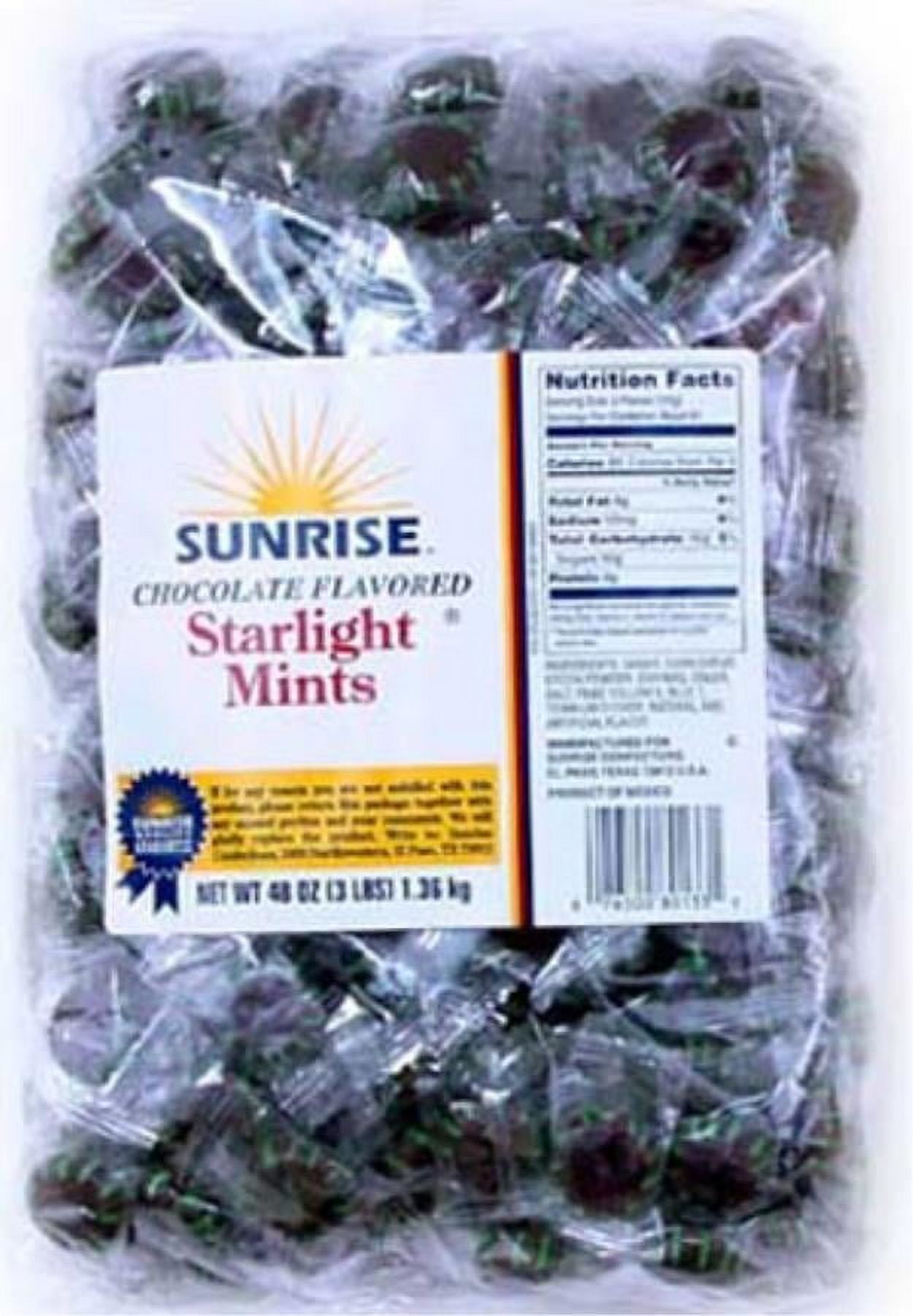 Sunrise Chocolate Flavored Starlight Mints - 3 lb. bag, 8 per case ...