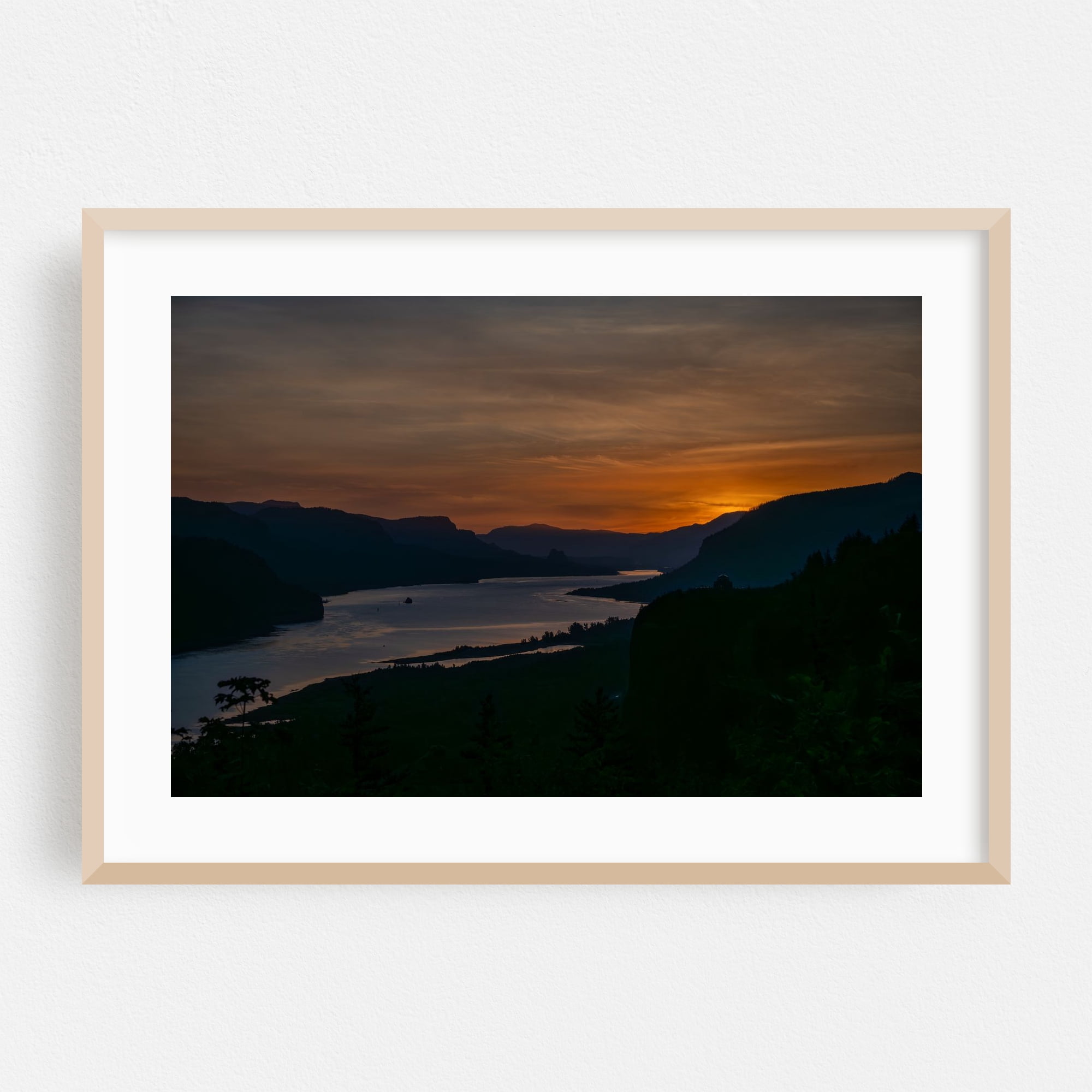 Sunrise Over the Columbia Gorge - Corbett Oregon Photography Sunset ...