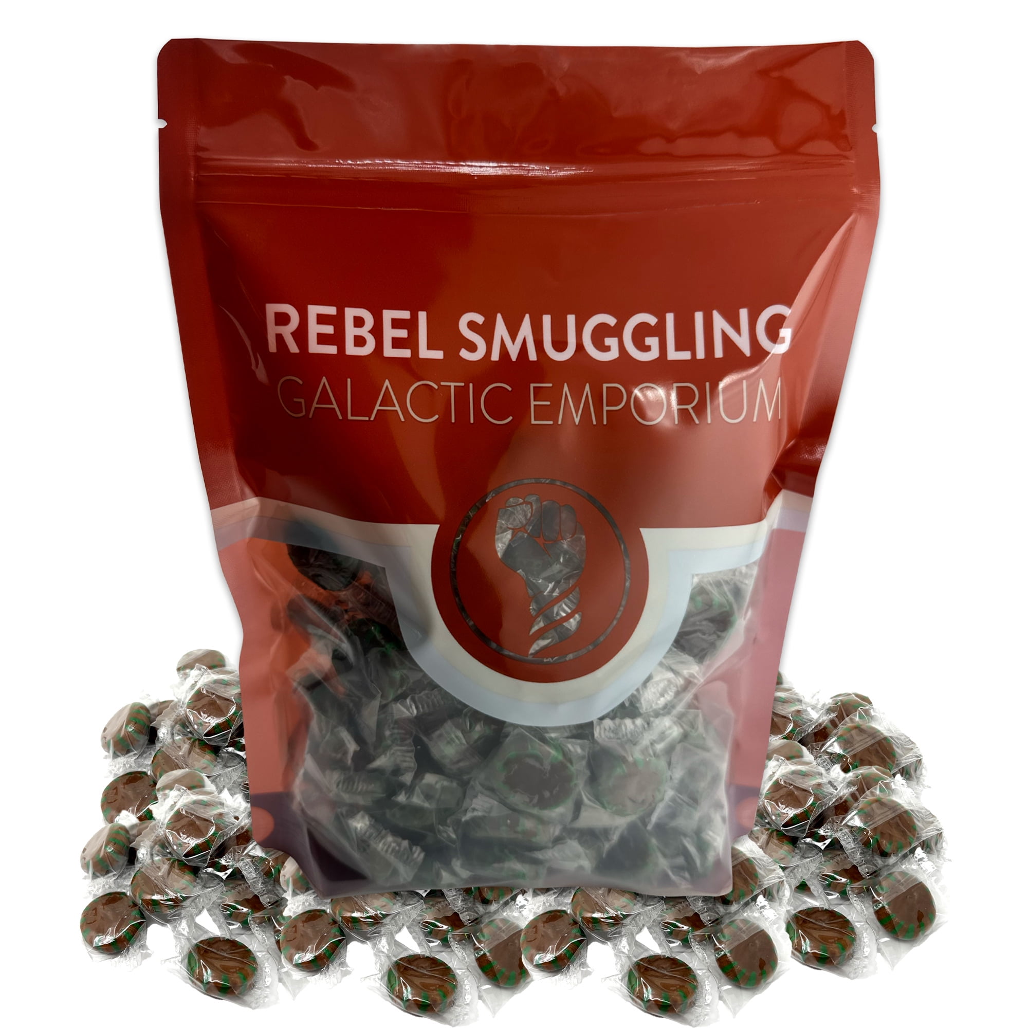 Chocolate Candy Mints Bulk 2lb Bag of Chocolate Mints Individually ...