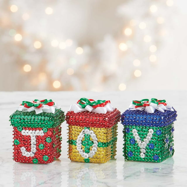 Sunrise Craft & Hobby™ Christmas Joy Sit Set Sequin Kit - Walmart.com