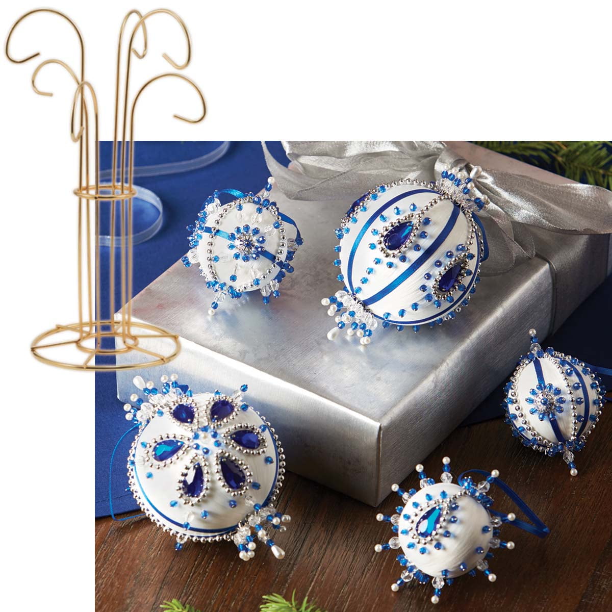 Sunrise Craft & Hobby™ FREE 6 Hanger Ornament Stand with Ocean Jewels ...