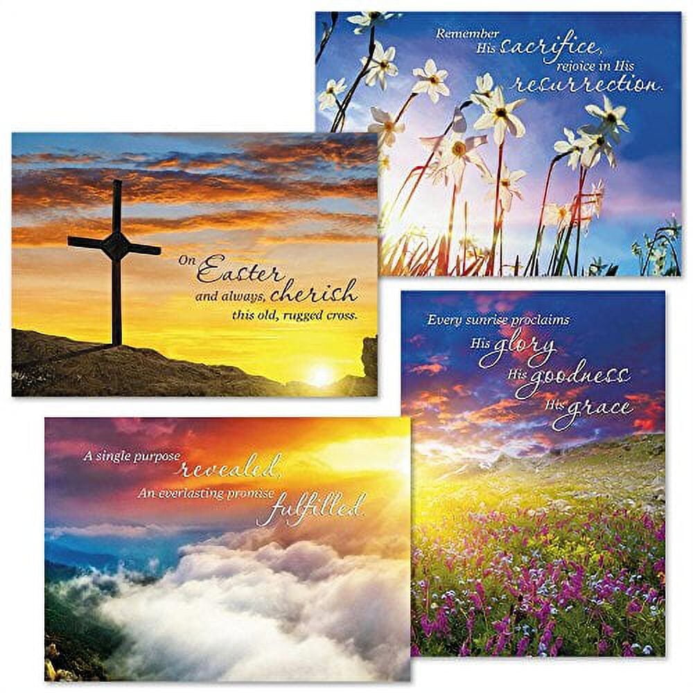Sunrise Easter Faith Greeting .. Cards - Set of .. 8 (4 designs), Large ...