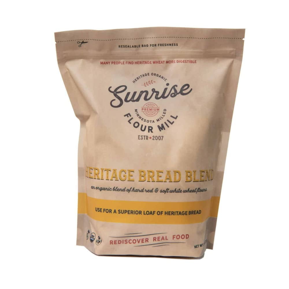 Sunrise Flour Mill Organic Heritage Bread Blend Flour - 2.5 lbs ...