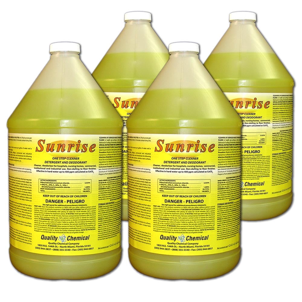 Sunrise Neutral Cleaner and Deodorizer - 4 gallon case - Walmart.com