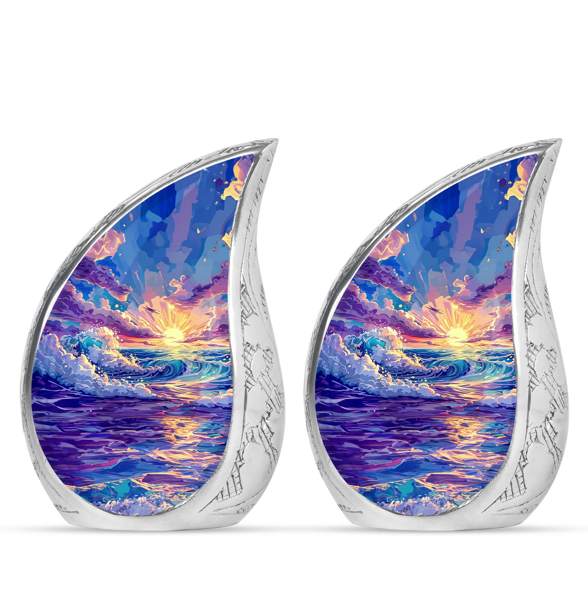 Sunrise Ocean Tide Small Burial Urns For Ashes Adult Female & Male ...