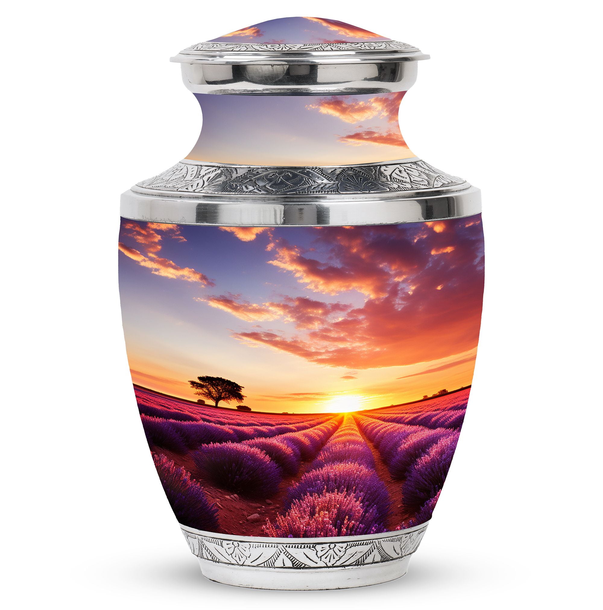 Sunrise Over Lavender Field Heartfelt Homage - Large Urns for Adult Men ...