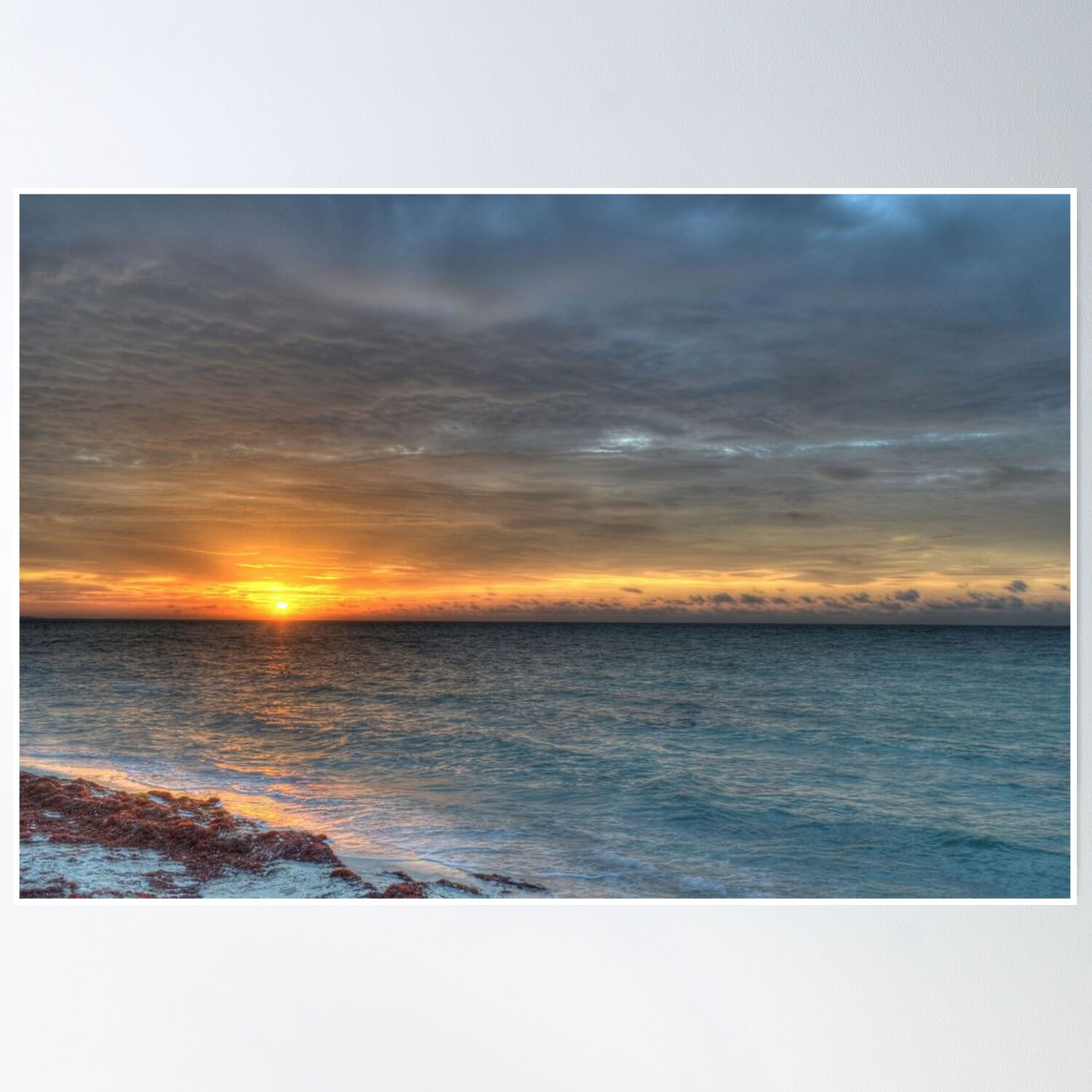 Sunrise Over Yamacraw In Nassau, The Bahamas Poster Wall Art, Modern ...