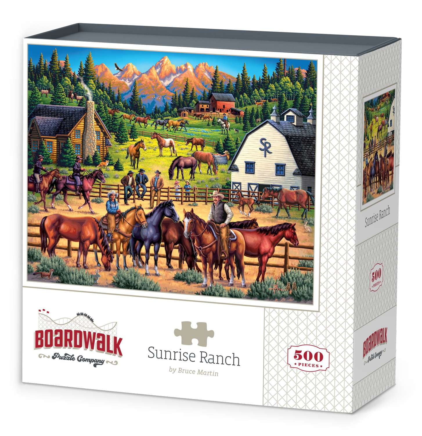 Sunrise Ranch - 500 Piece Traditional Puzzle - Walmart.com