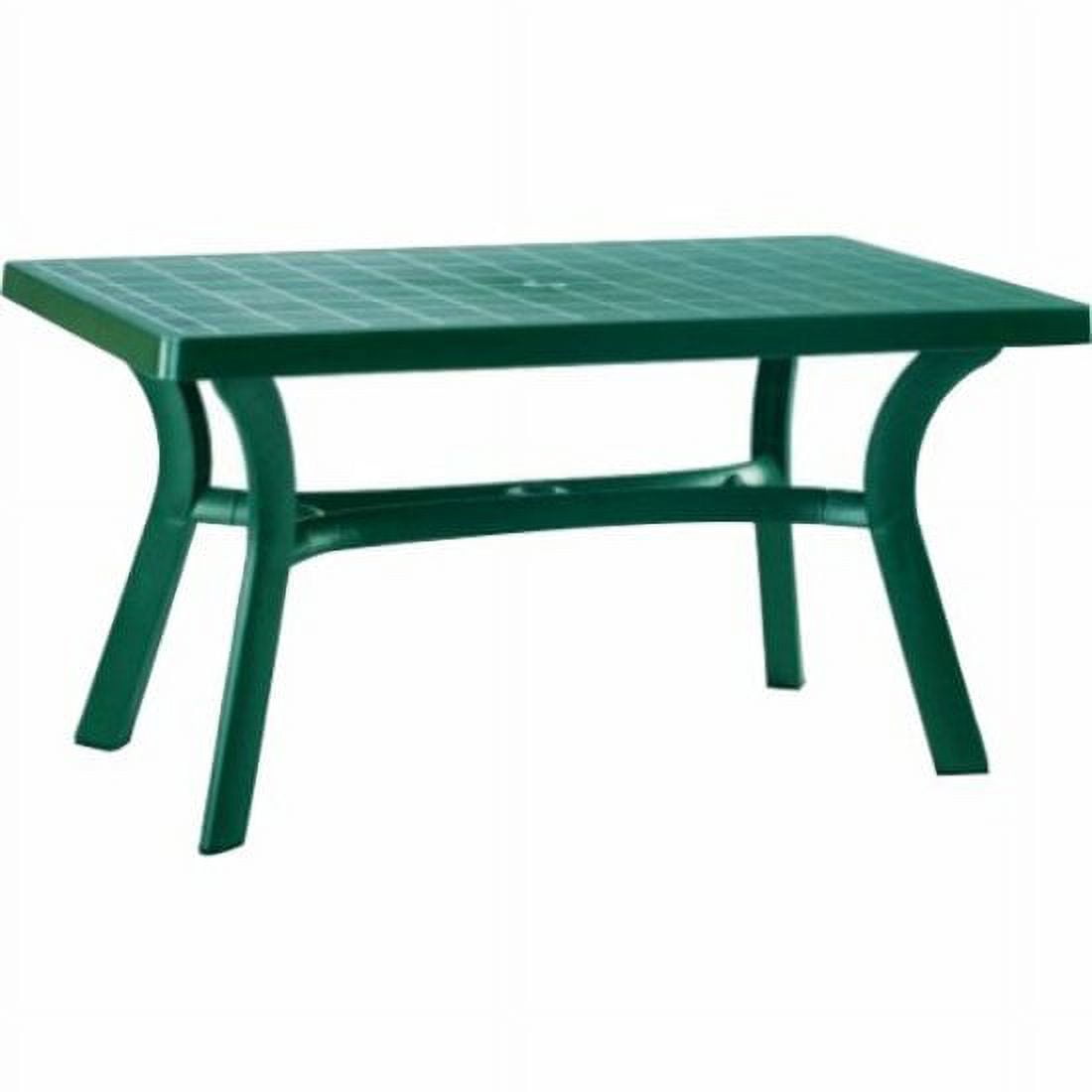 Sunrise Resin Rectangle Table 55 inch - Walmart.com