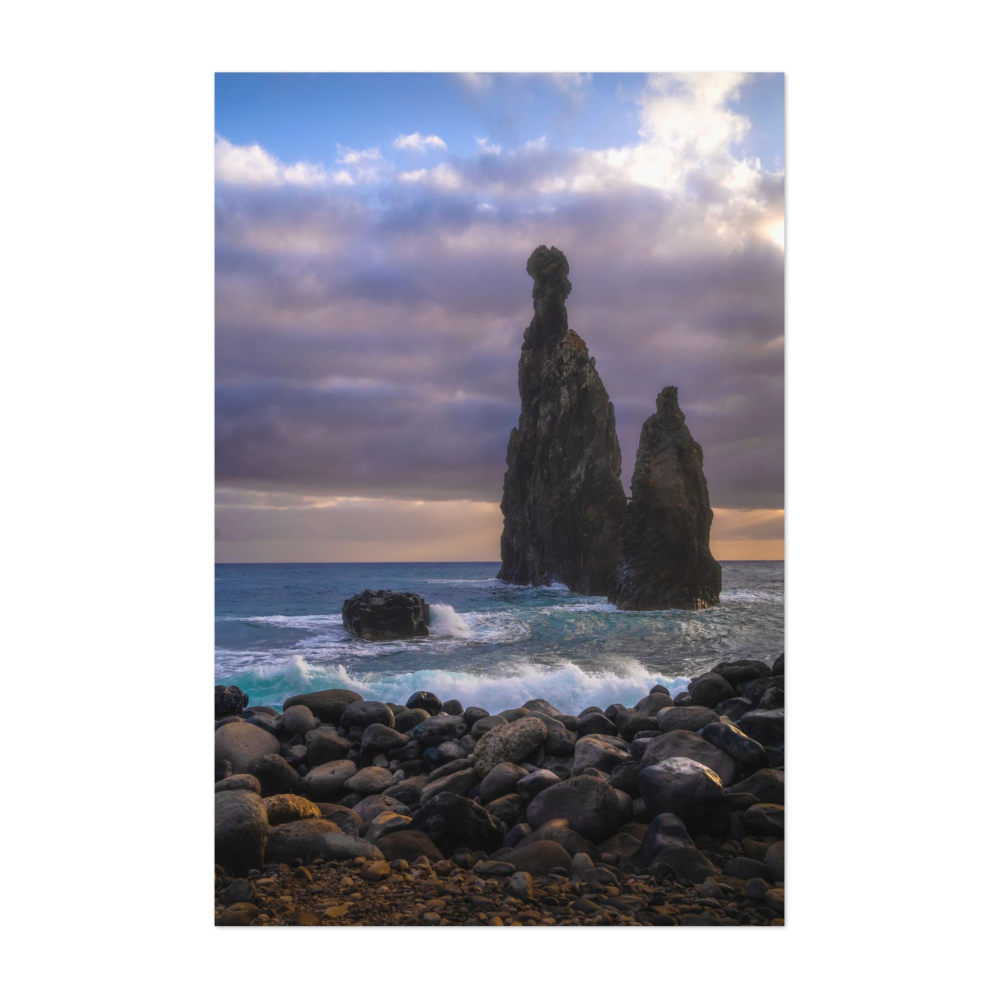 Sunrise at Ribeira da Janela Beach in Madeira 1 - Madeira Portugal ...
