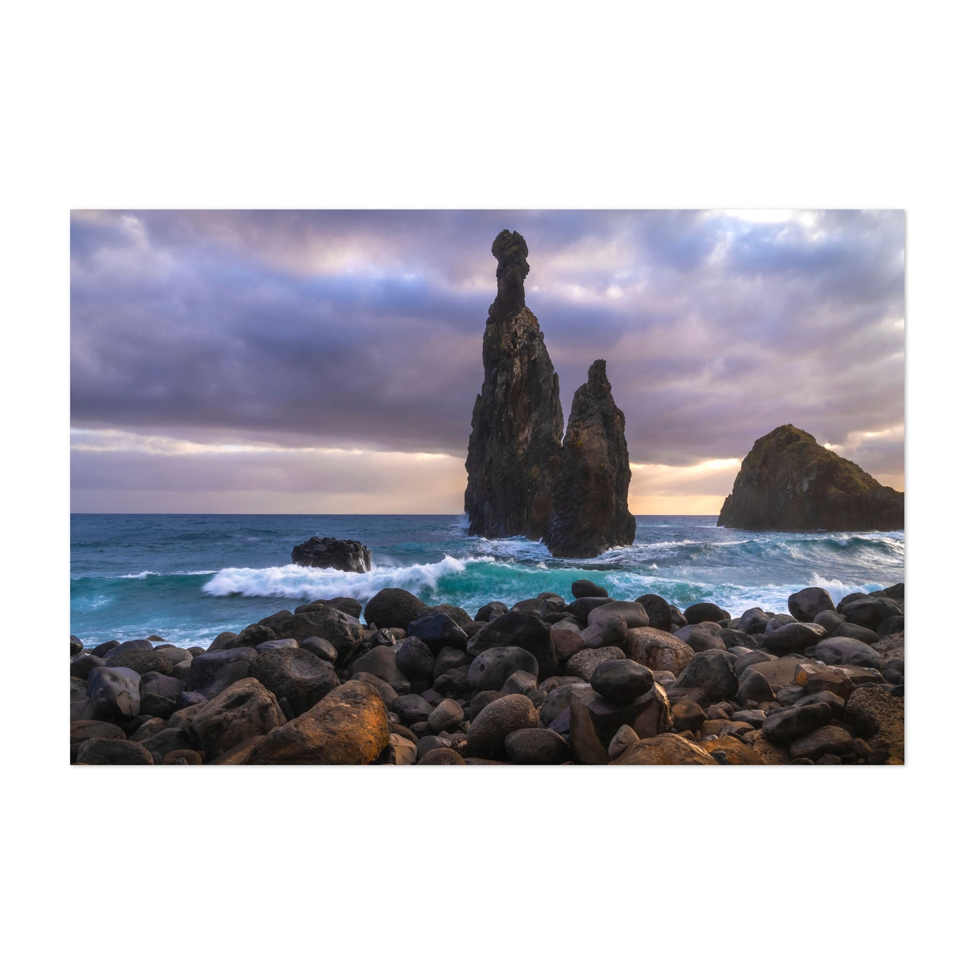 Sunrise at Ribeira da Janela Beach in Madeira - Madeira Portugal ...