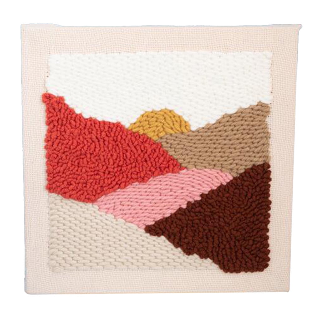 Sunrise Scenery Rug Hooking Rug Crafts, DIY Latch Hook s Knitting ...