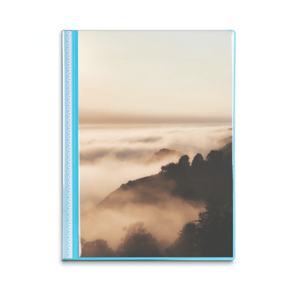 Sunrise Sunset Mountain Fog Landscape Sky Book Sheet Protectors ...