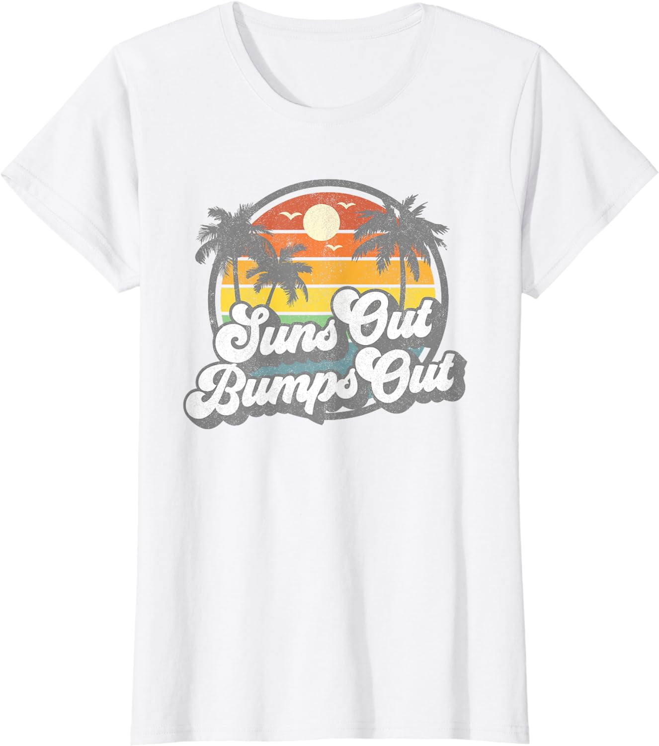 Suns Out Bumps Out Beach Funny Pregnancy Cute Maternity Gift T-Shirt ...