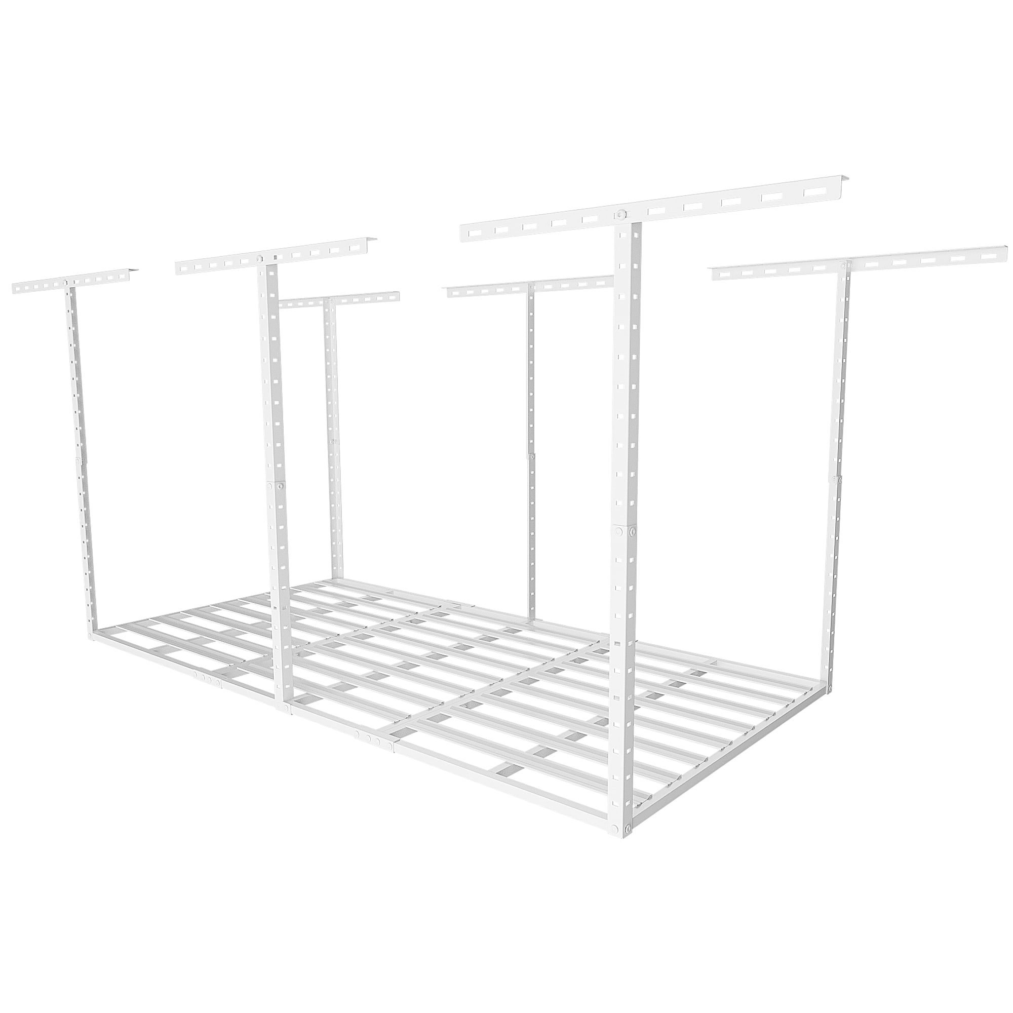 SunsGrove 3×6FT Overhead Storage Rack, 1 Pack, White - Walmart.com