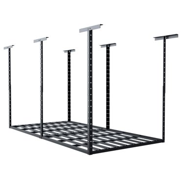 HECASA 3FT X 6FT Overhead Storage Rack Heavy Duty 72" x 36" Mounted ...