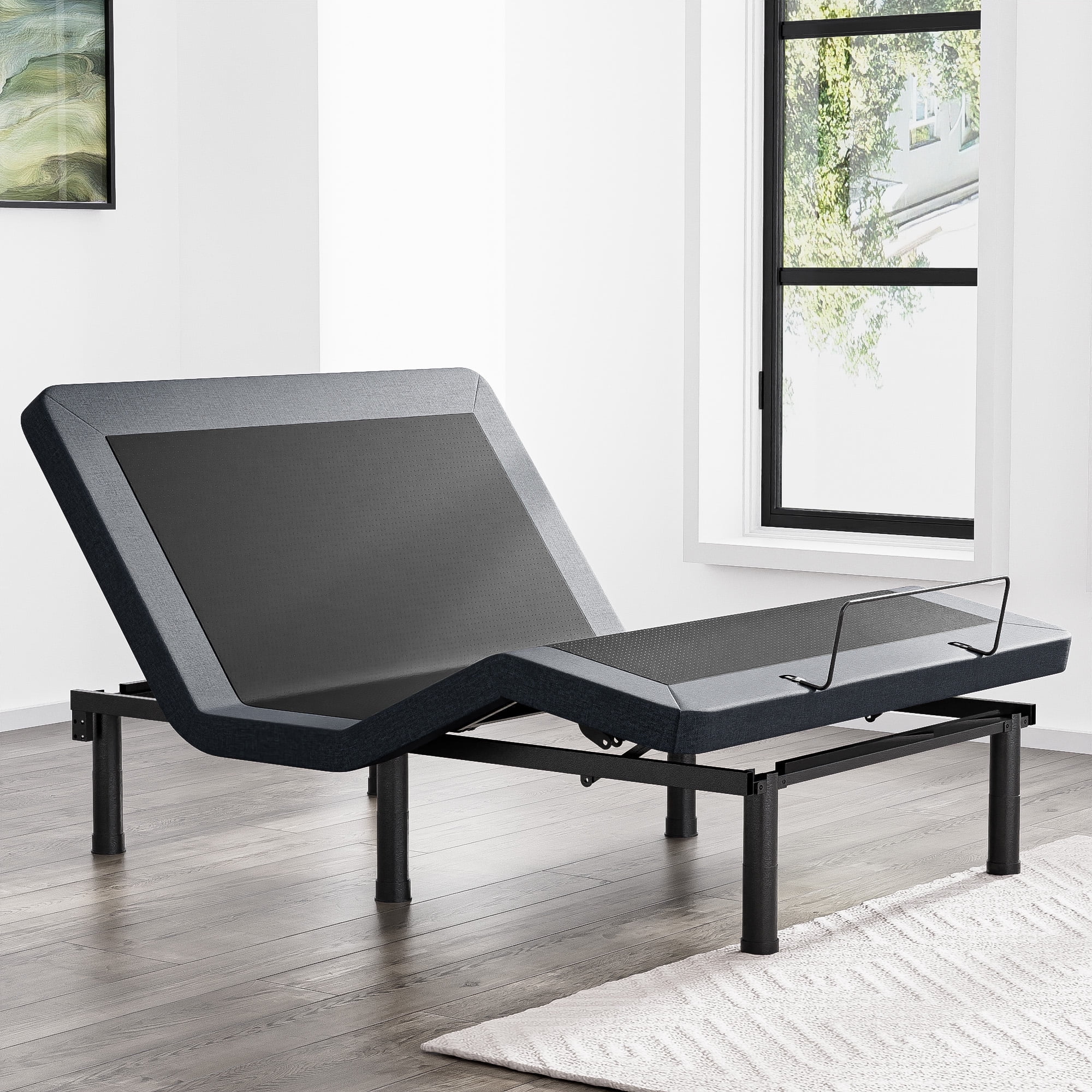 SunsGrove Full Electric Adjustable Bed Frame with Anti-Snore Feature ...