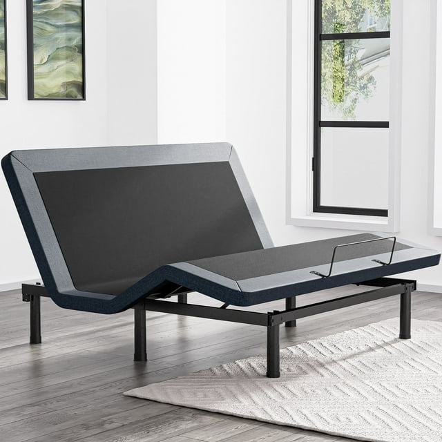 SunsGrove King Size Adjustable Power Bed Frame with Anti-Snore Wireless ...