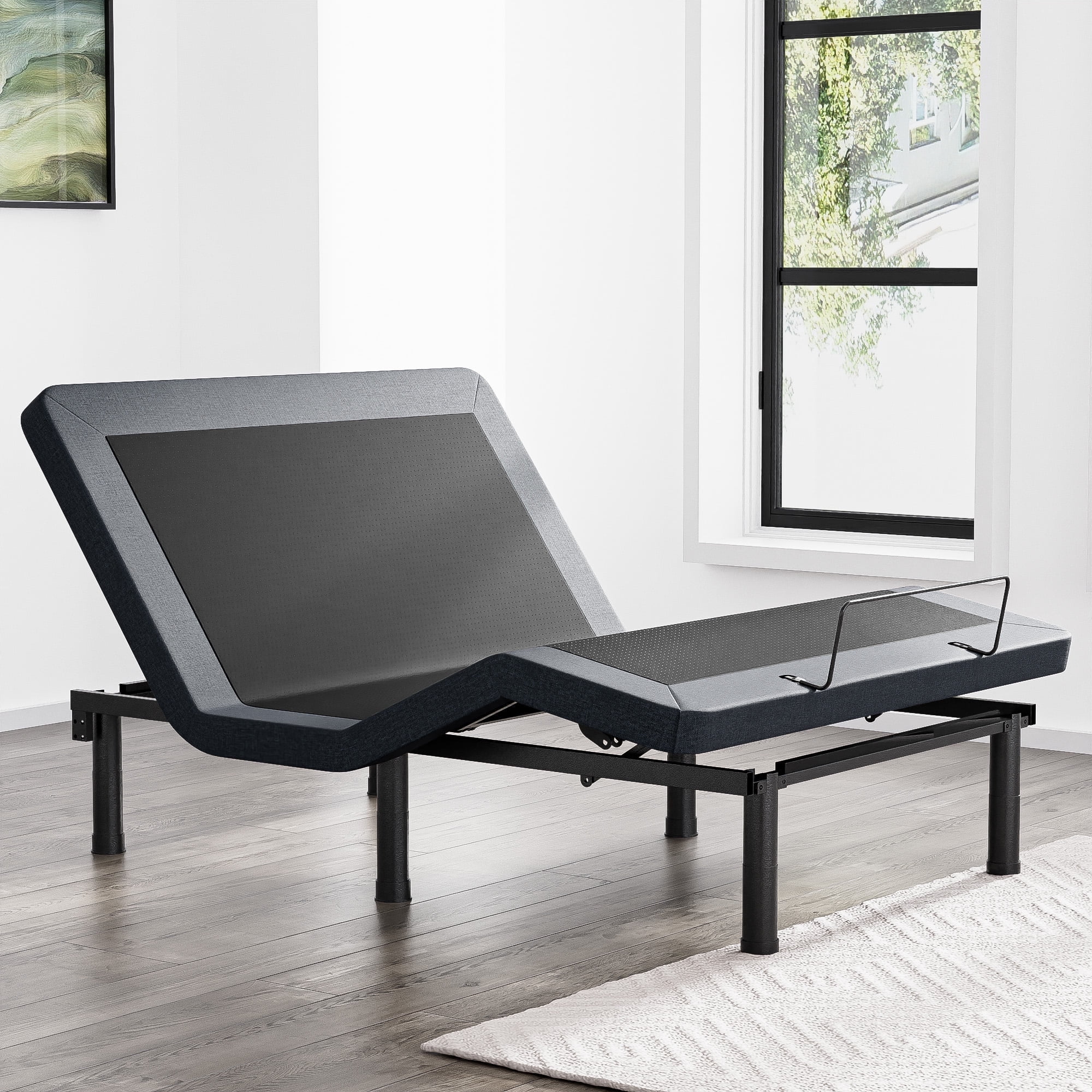 SunsGrove Full Electric Adjustable Bed Frame with Anti-Snore Feature ...