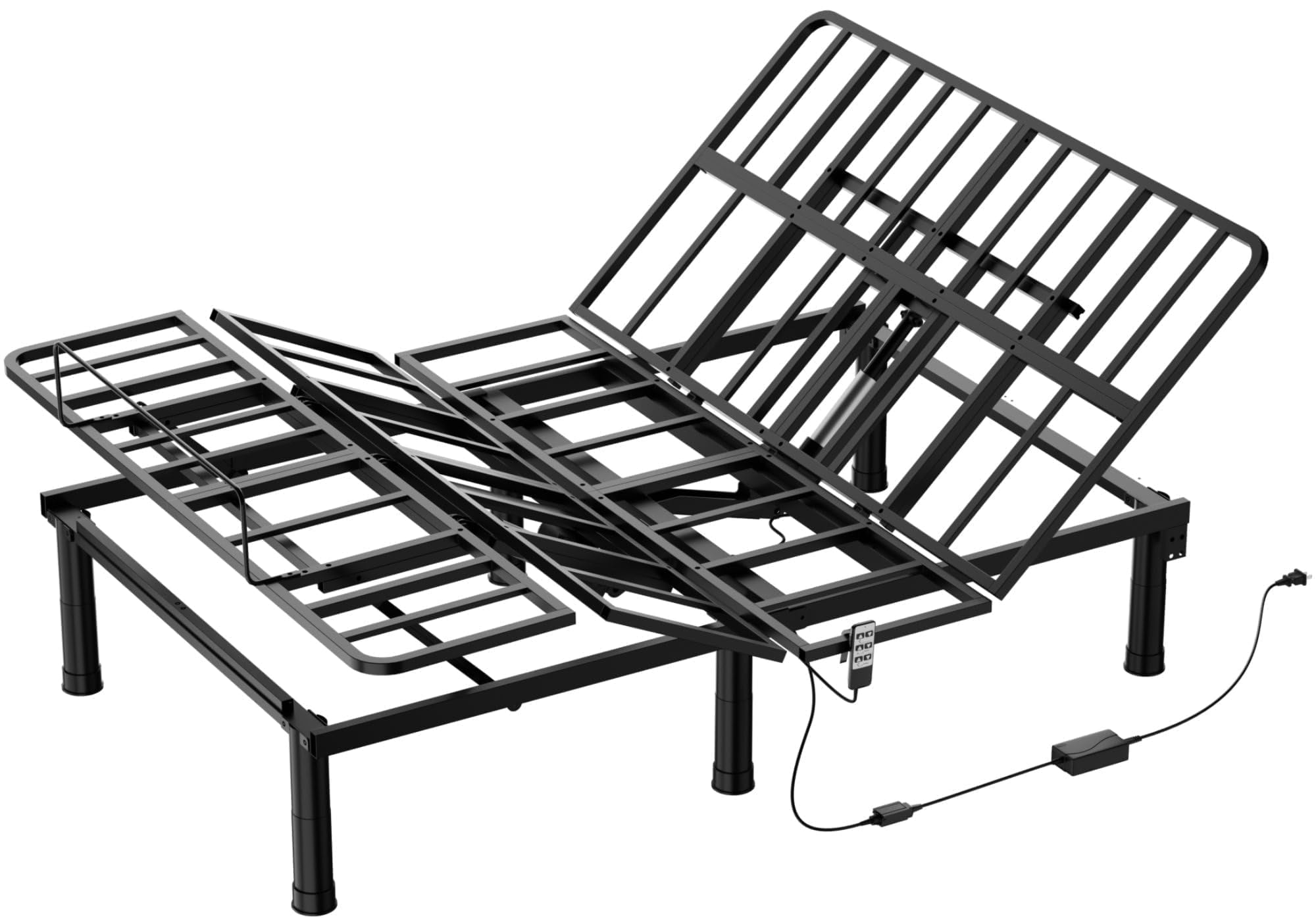 SunsGrove Full Electric Adjustable Bed Frame - Wired Remote ...