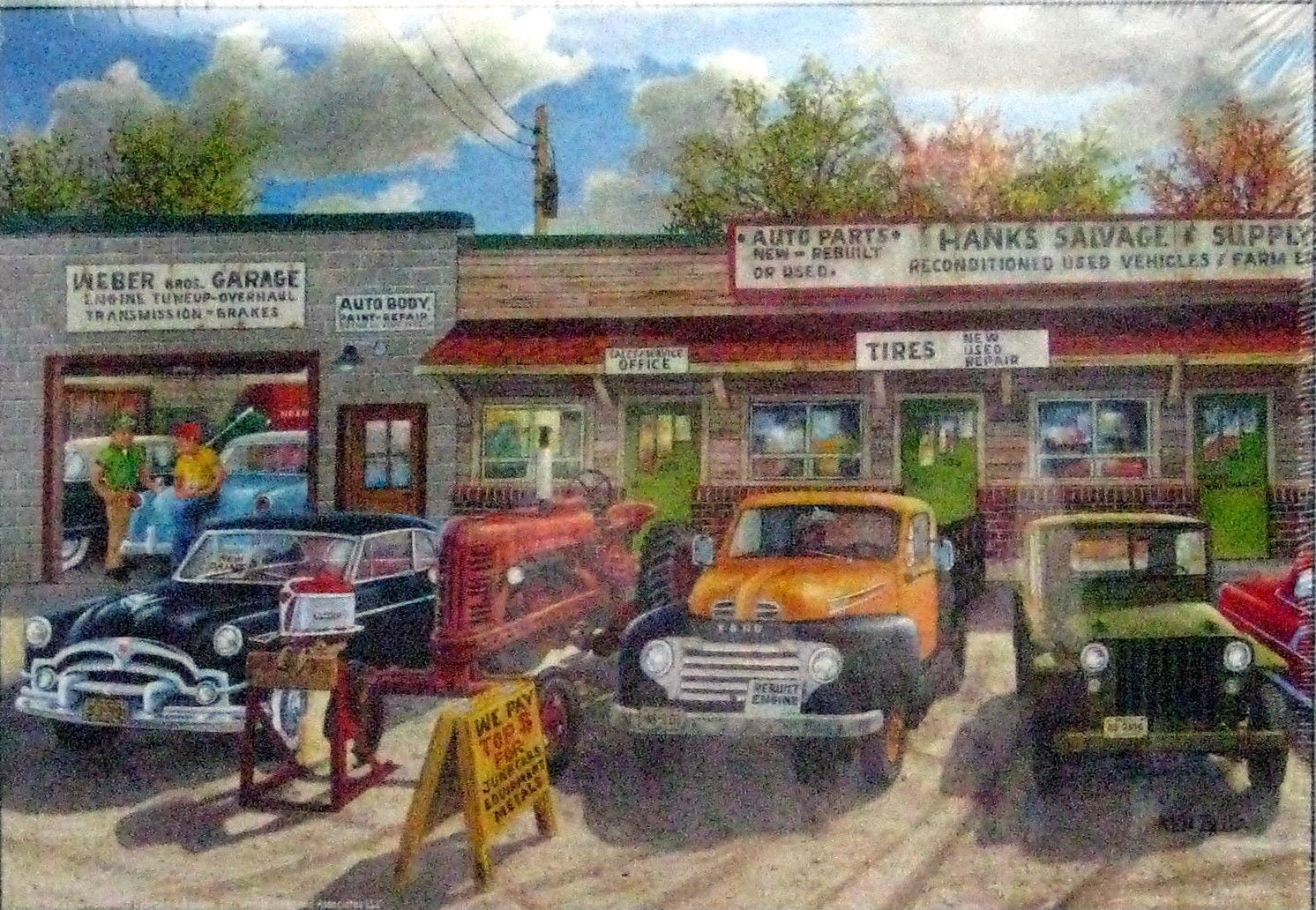 SunsOut Ken Zylla THE OLD RUSTIC INN 1000 pc Panorama Jigsaw Puzzle ...